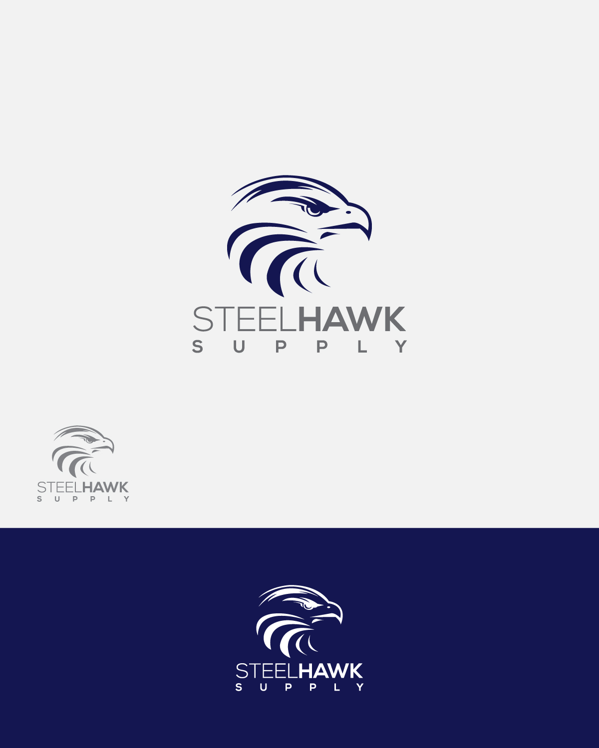 Masculine, Modern, Oil And Gas Logo Design for Steelhawk Supply by joe ...