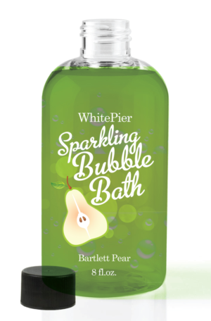 Modern, Bright Bubble Bath Label | 51 Label Designs for White Pier