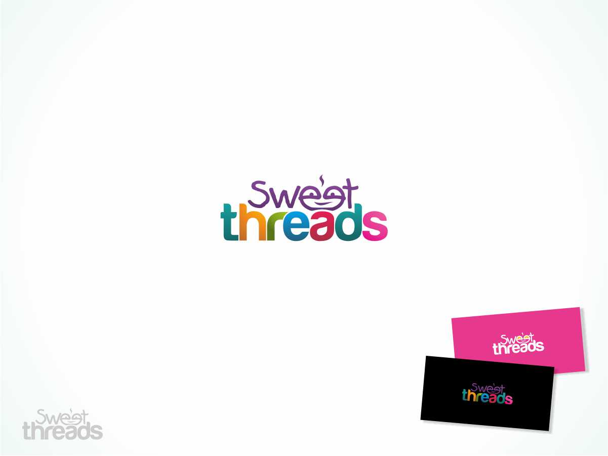 Modern, Professional, Clothing Logo Design for Sweet Threads by Robby ...
