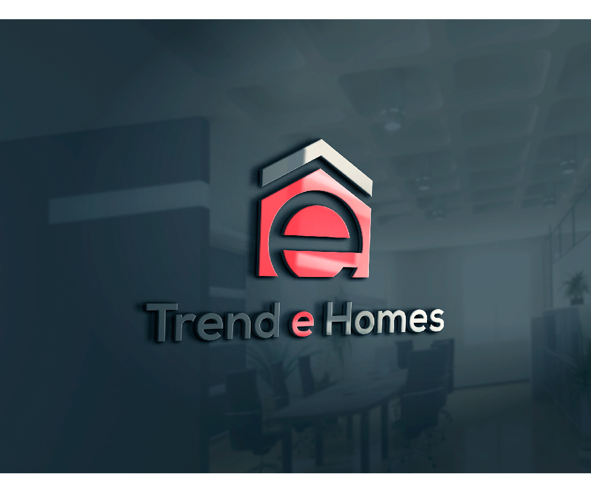 Modern, Upmarket, Home Builder Logo Design for Trend e Homes by ...