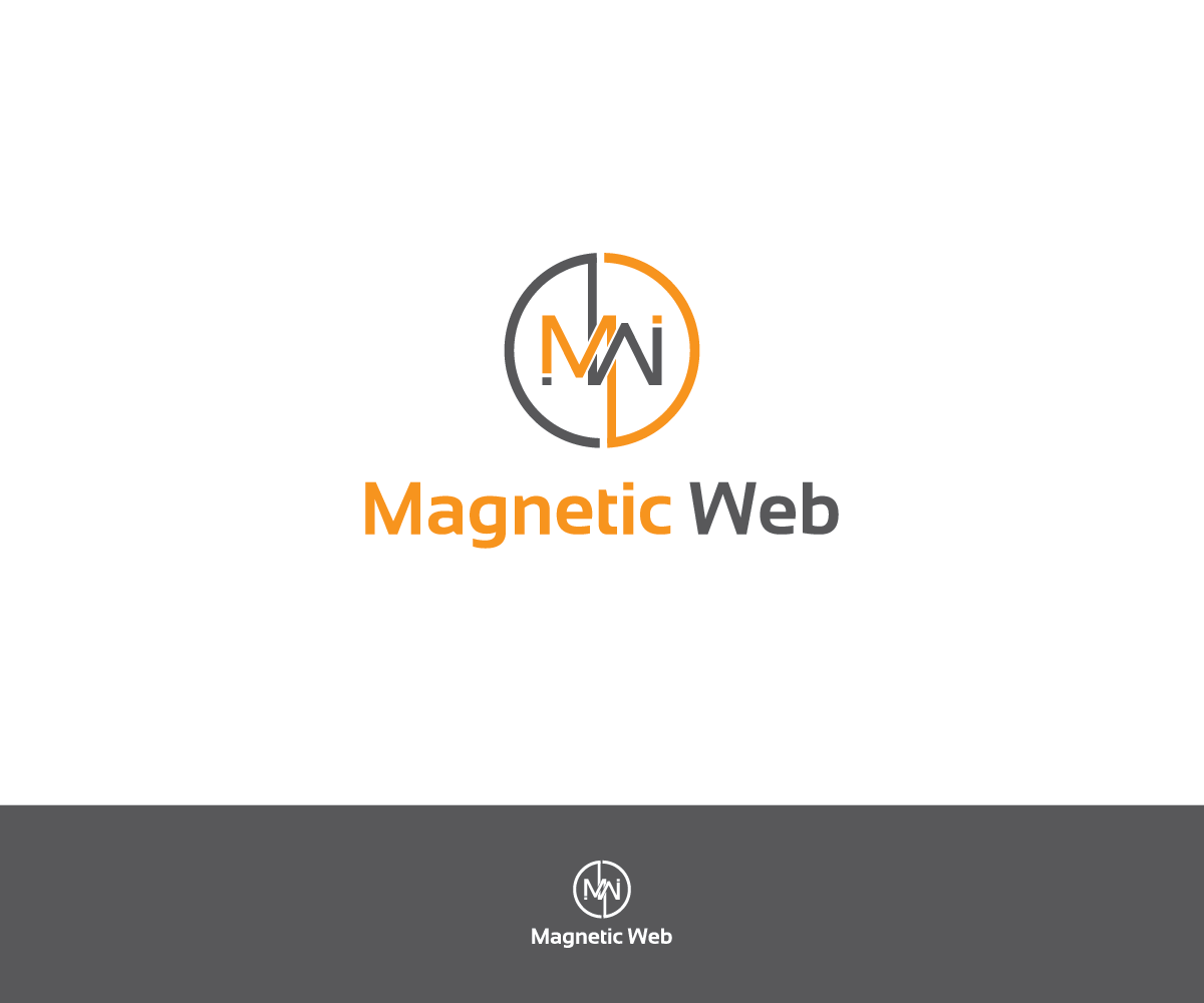 Serious, Modern, Internet Logo Design for Magnetic Web by marius.b ...