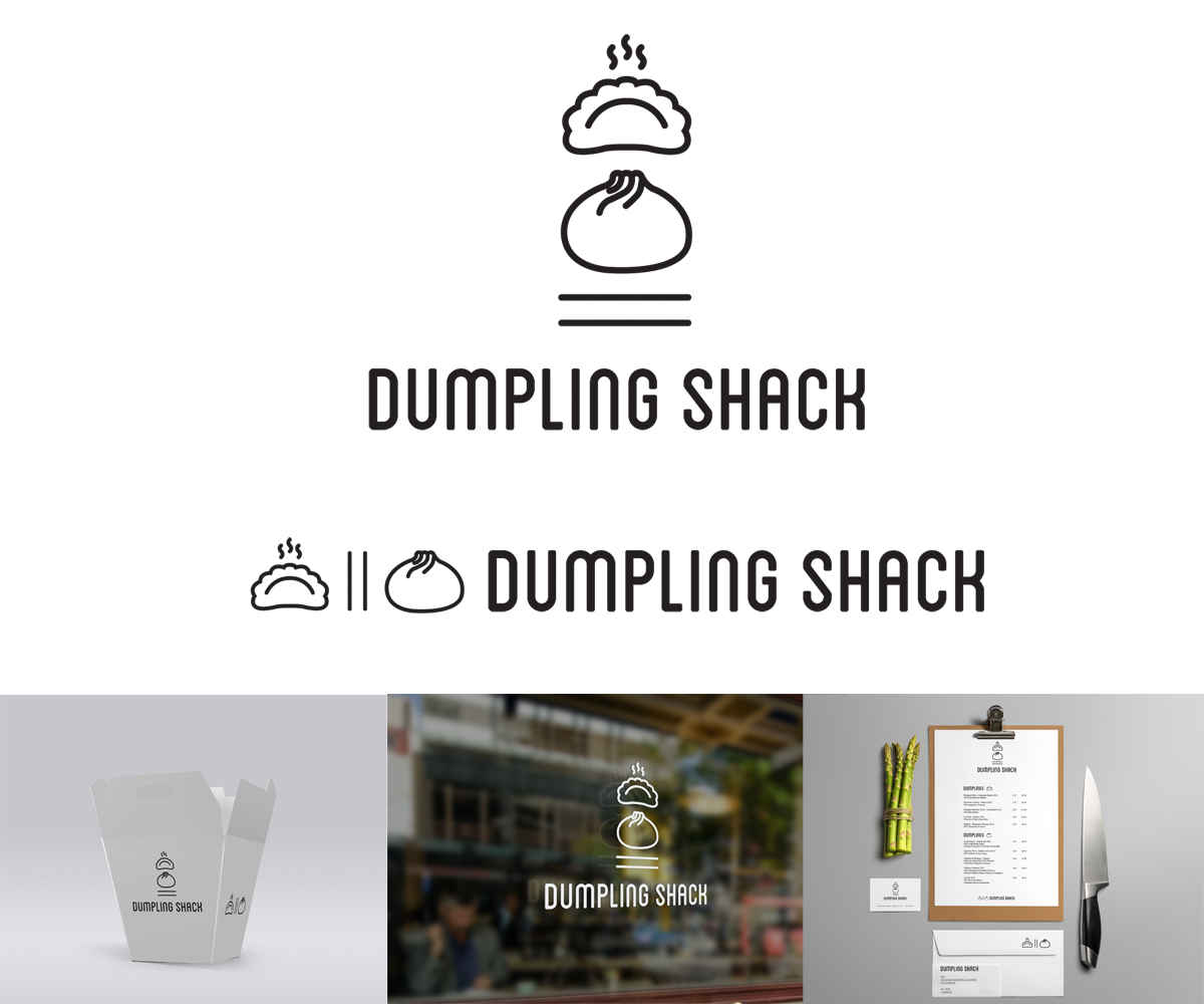 Playful, Modern, Restaurant Logo Design for Dumpling Shack by kapees ...