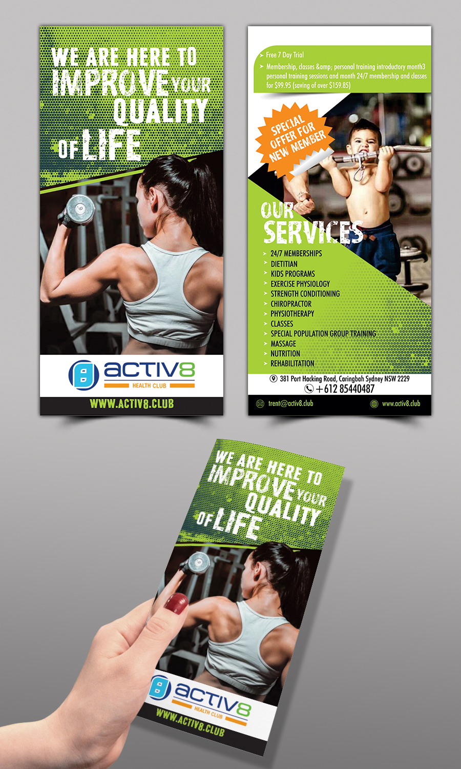 Modern, Professional, Health And Wellness Flyer Design for a Company by ...