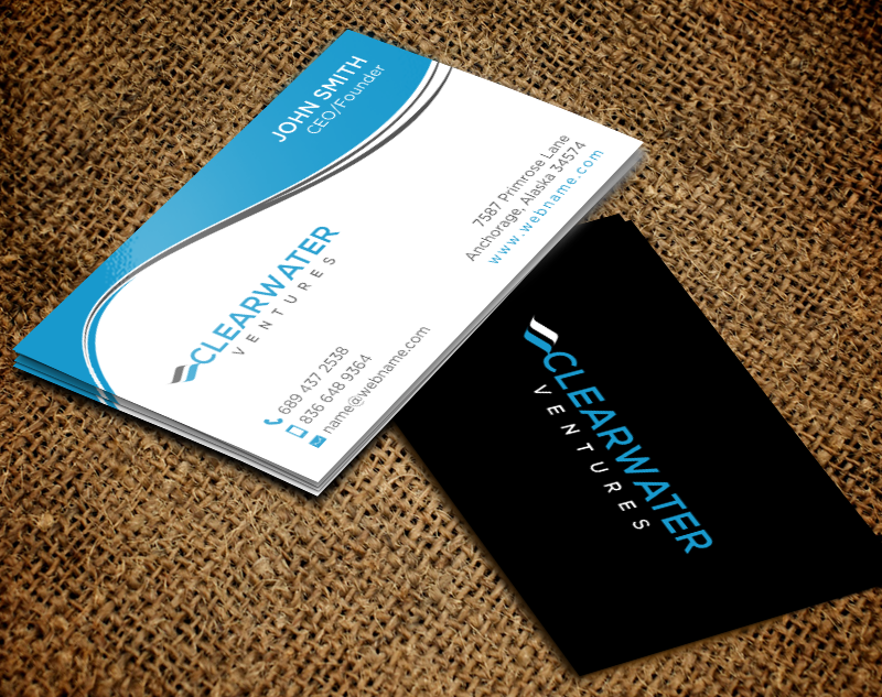 Elegant, Modern, Venture Capital Business Card Design for a Company by ...