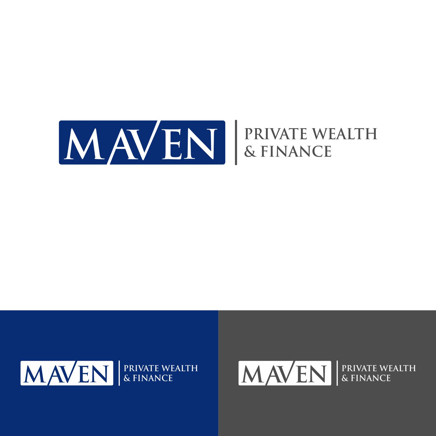 Modern, Bold, Financial Planning Logo Design for Maven Private Wealth ...