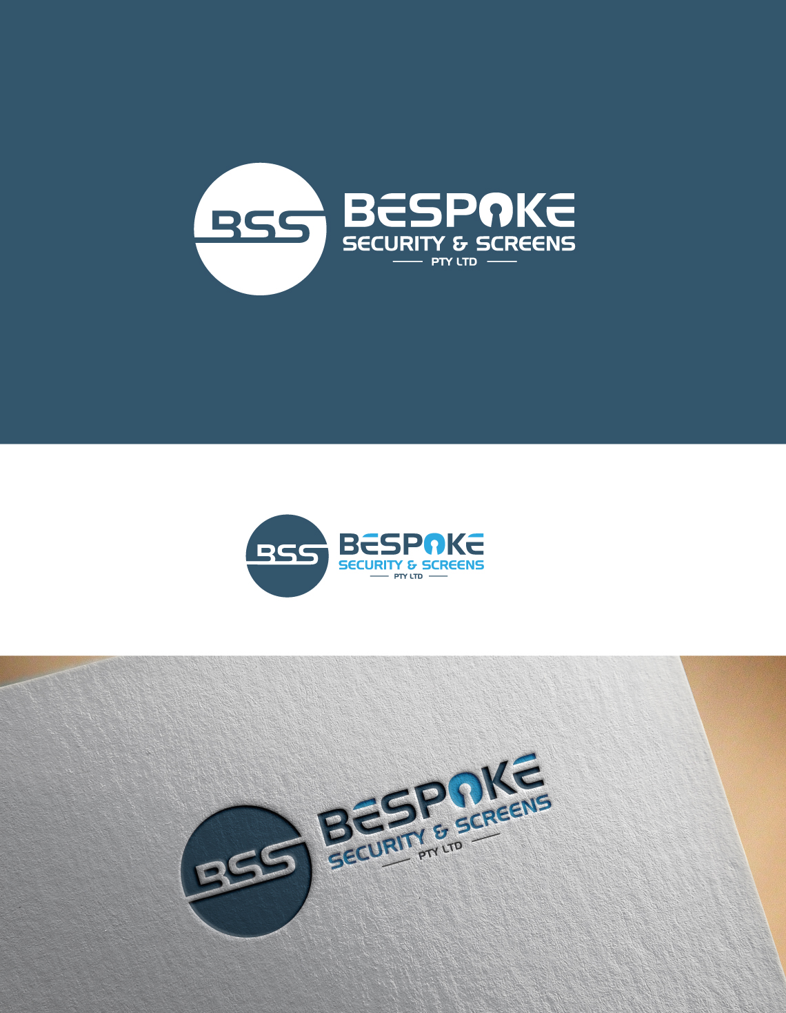 Serious, Modern, Security Logo Design for Bespoke Security & Screens ...