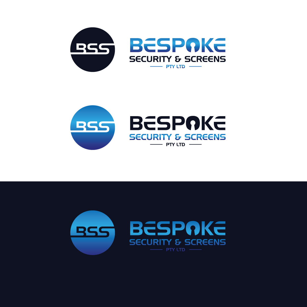 Serious, Modern, Security Logo Design for Bespoke Security & Screens ...