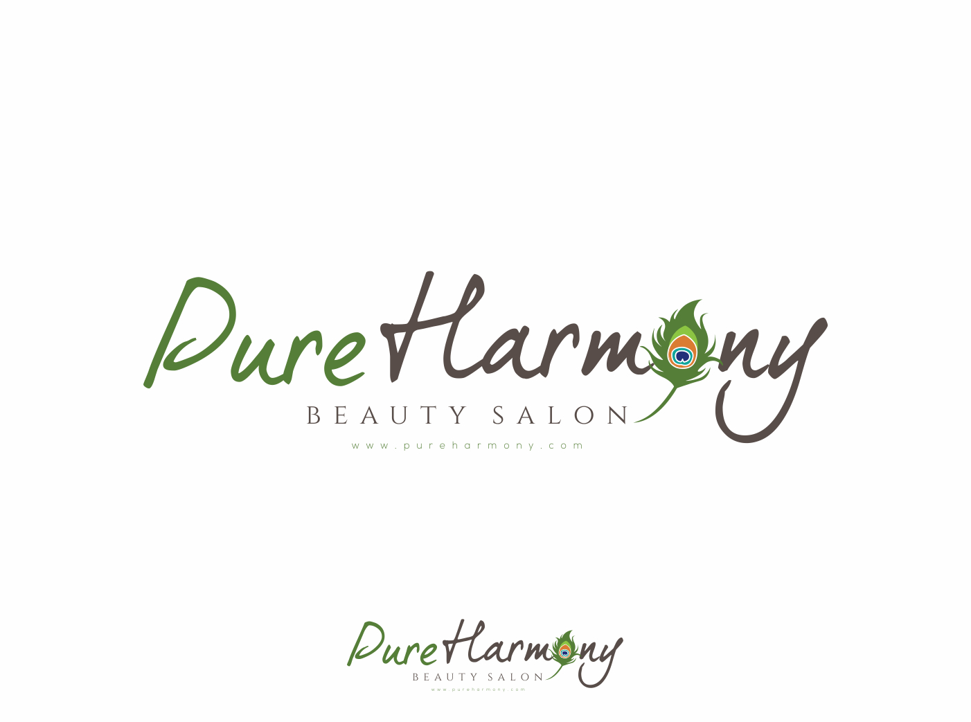 Serious, Upmarket, Beauty Salon Logo Design for Pure Harmony by ...