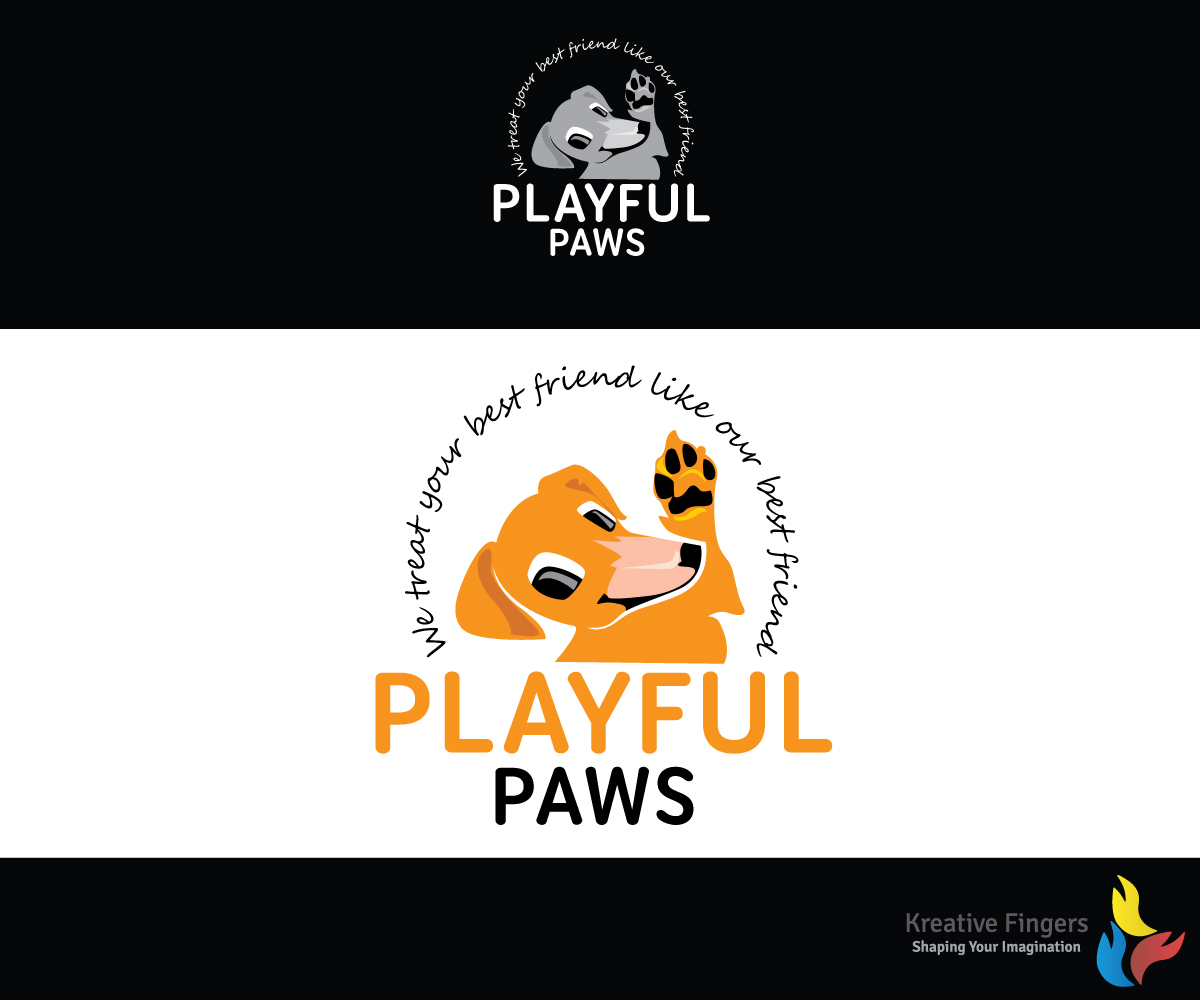 Bold, Playful, Pet Care Logo Design for Playful Paws (or Playful Paws ...
