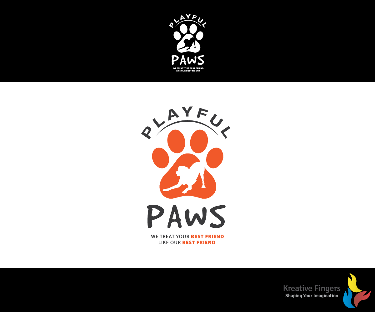 Bold, Playful, Pet Care Logo Design for Playful Paws (or Playful Paws ...