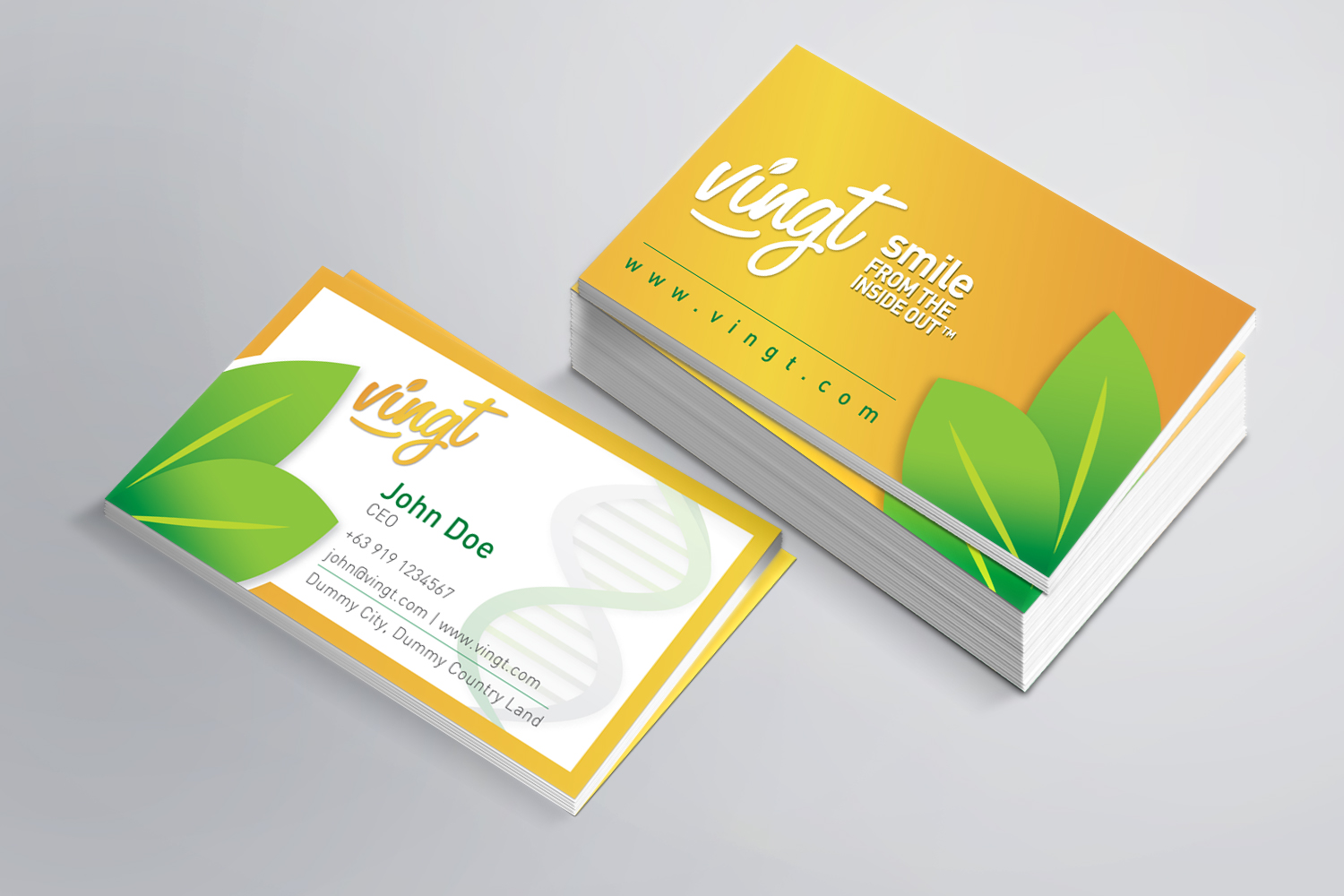 Modern, Professional, Health And Wellness Business Card Design for a ...