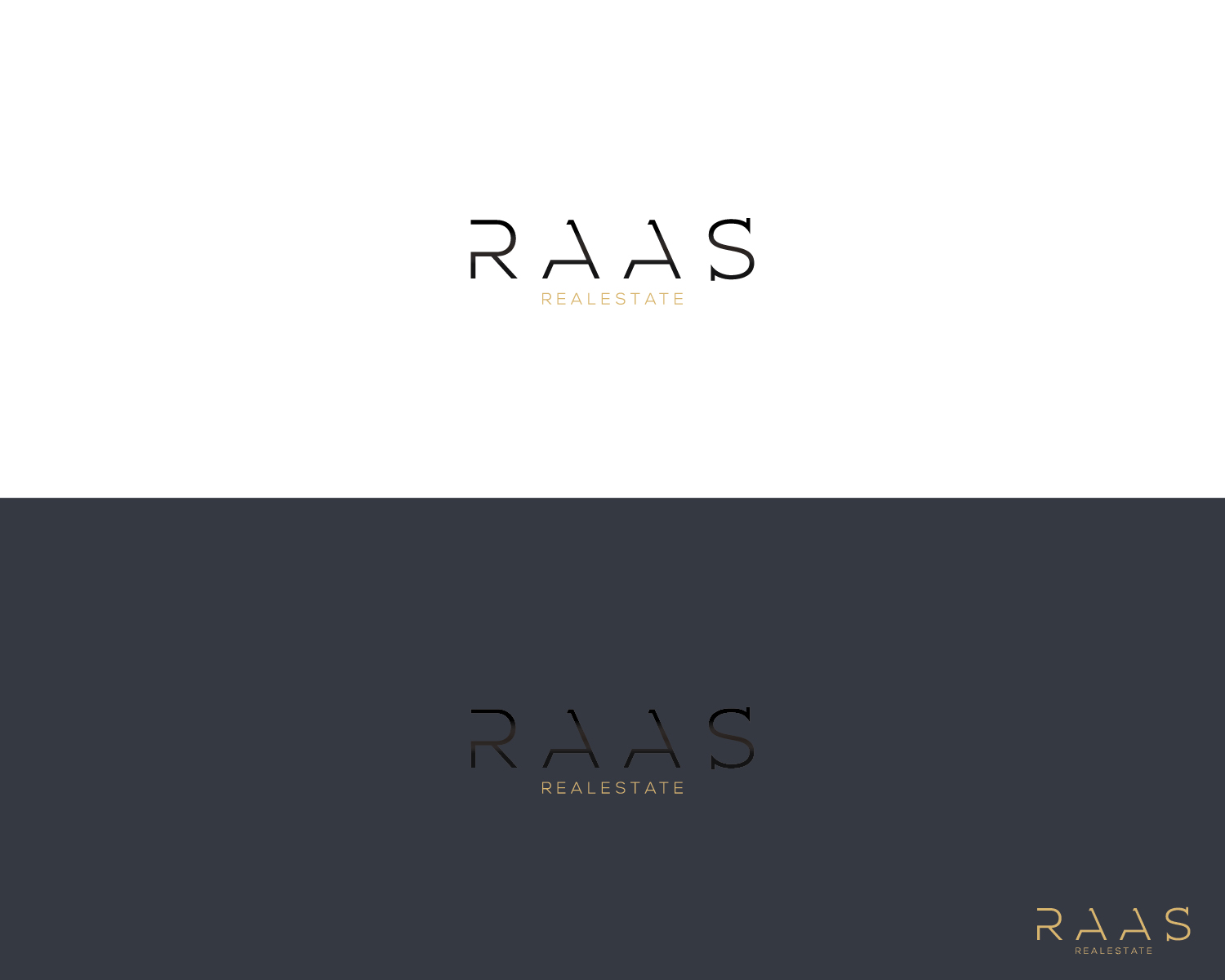 Professional, Upmarket, Real Estate Logo Design for RAAS by ...