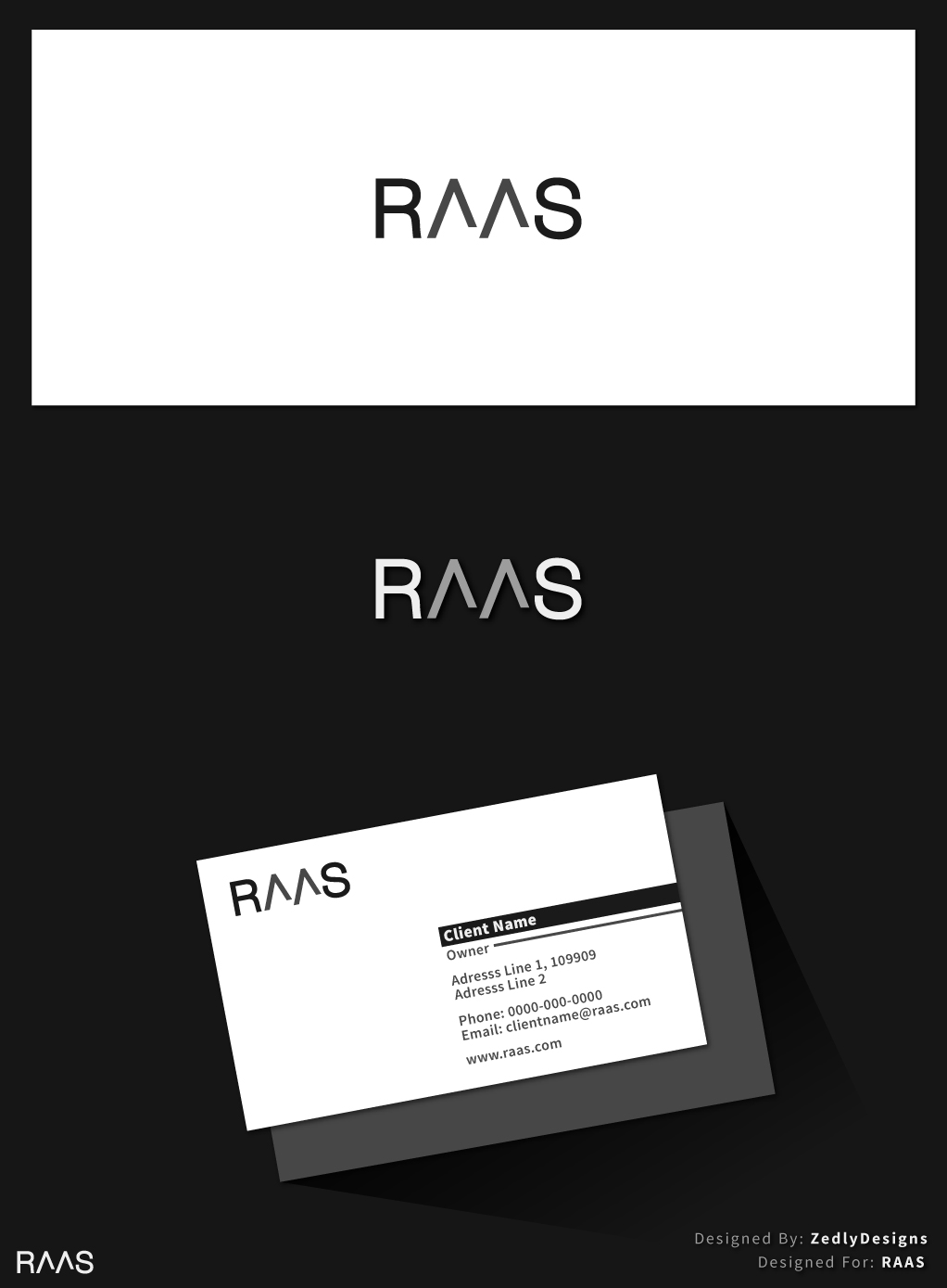 Professional, Upmarket, Real Estate Logo Design for RAAS by Grapflix ...