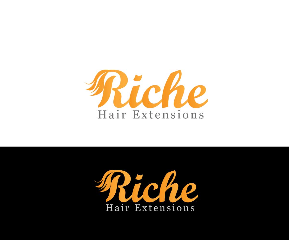 Serious, Modern, Hair Logo Design for Riche Hair Extensions by sonym ...