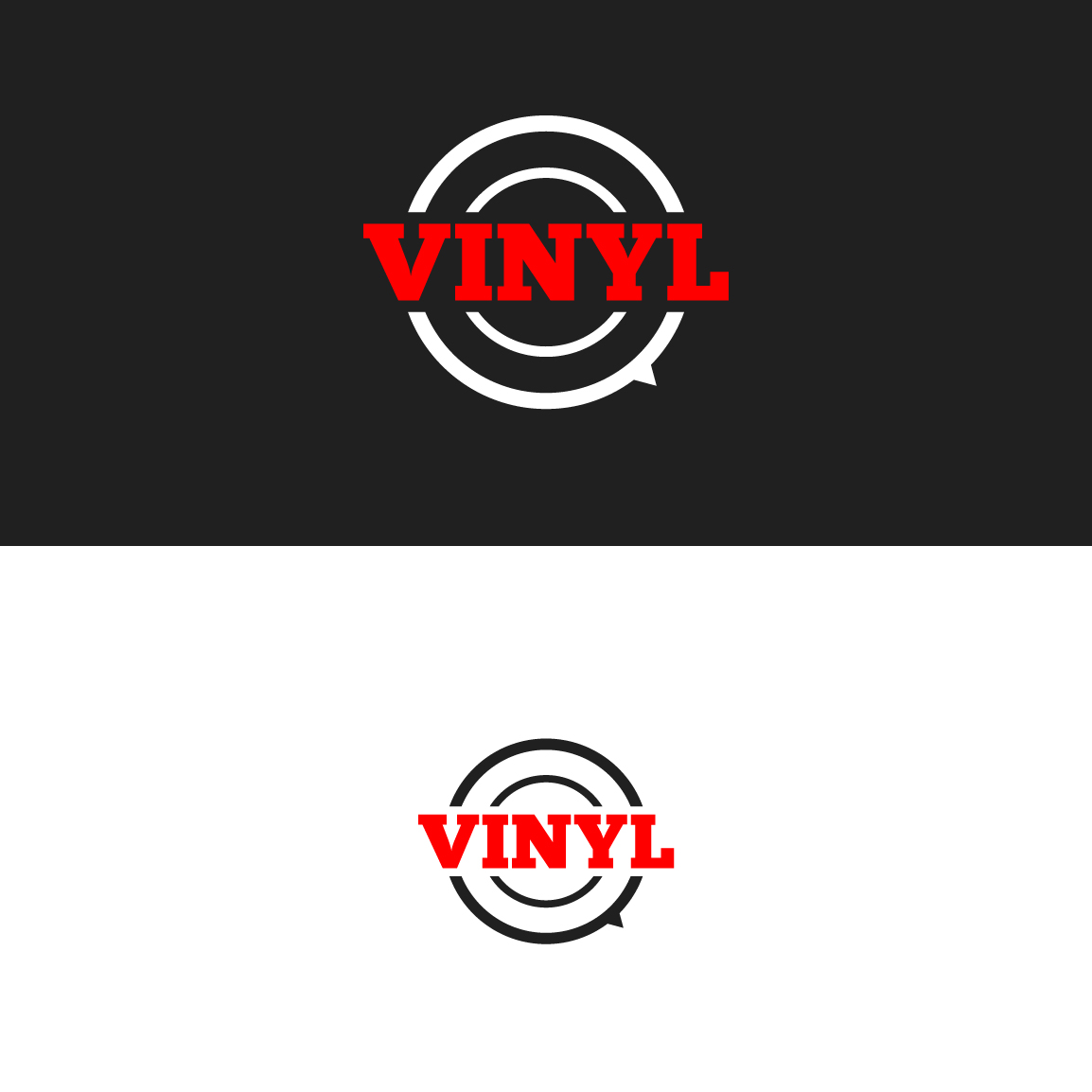 Colorful, Bold, Advertising Logo Design for VINYL by Fanol Ademi ...