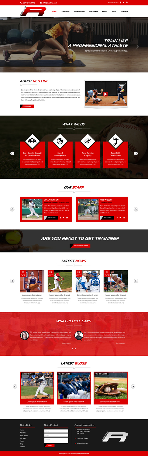 Bold, Playful, Training Web Design for a Company by Sbss | Design #12506093