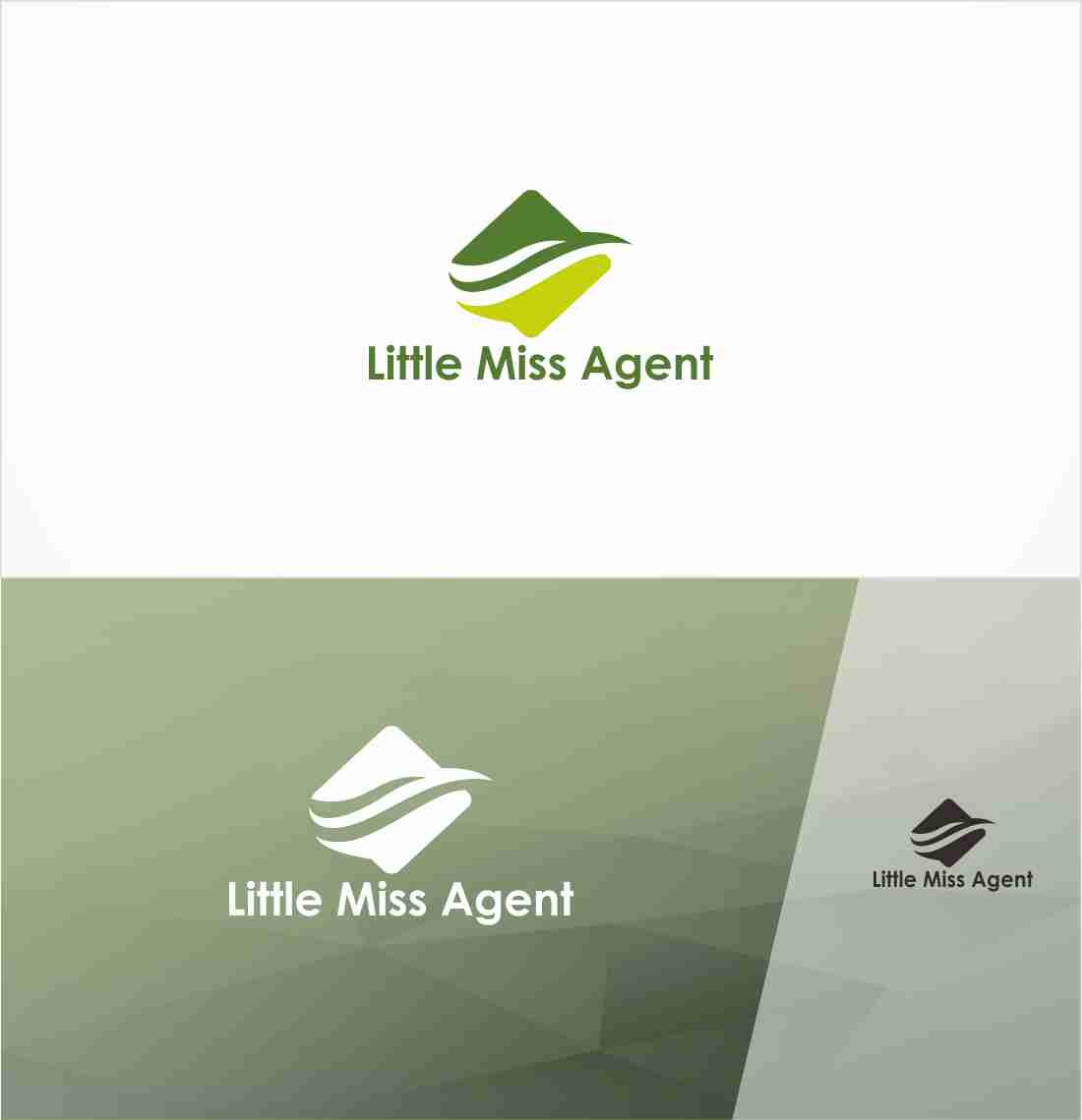 Modern, Colorful, Property Management Logo Design for Little Miss Agent ...