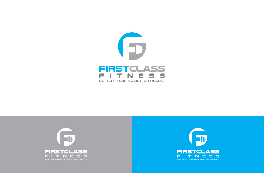 Serious, Modern, Fitness Logo Design for First Class Fitness by ...