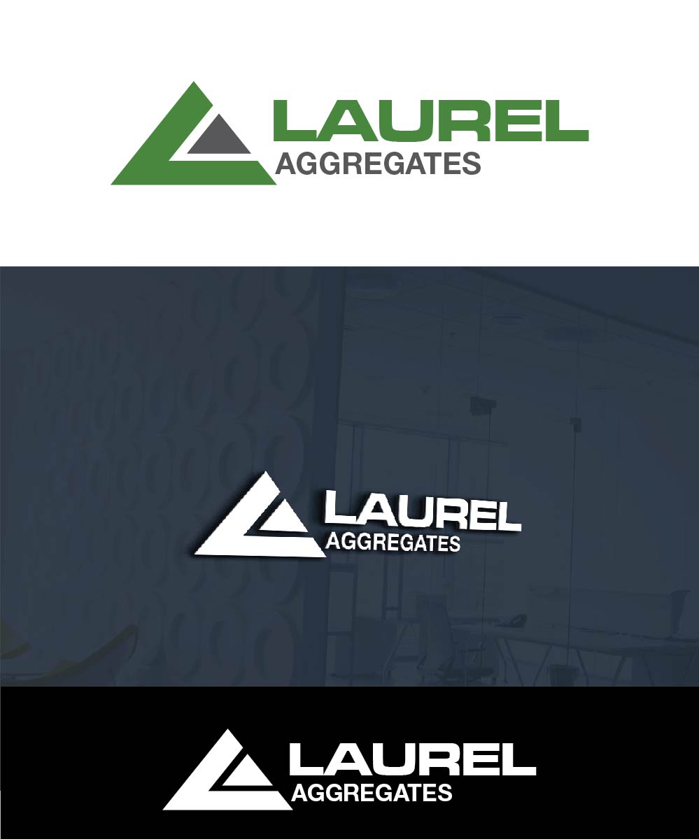 Serious, Masculine, Construction Logo Design for Laurel Aggregates by ...