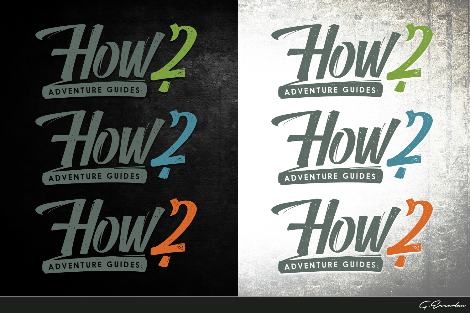 Modern, Personable, It Company Logo Design for How2 Adventure Guides by ...