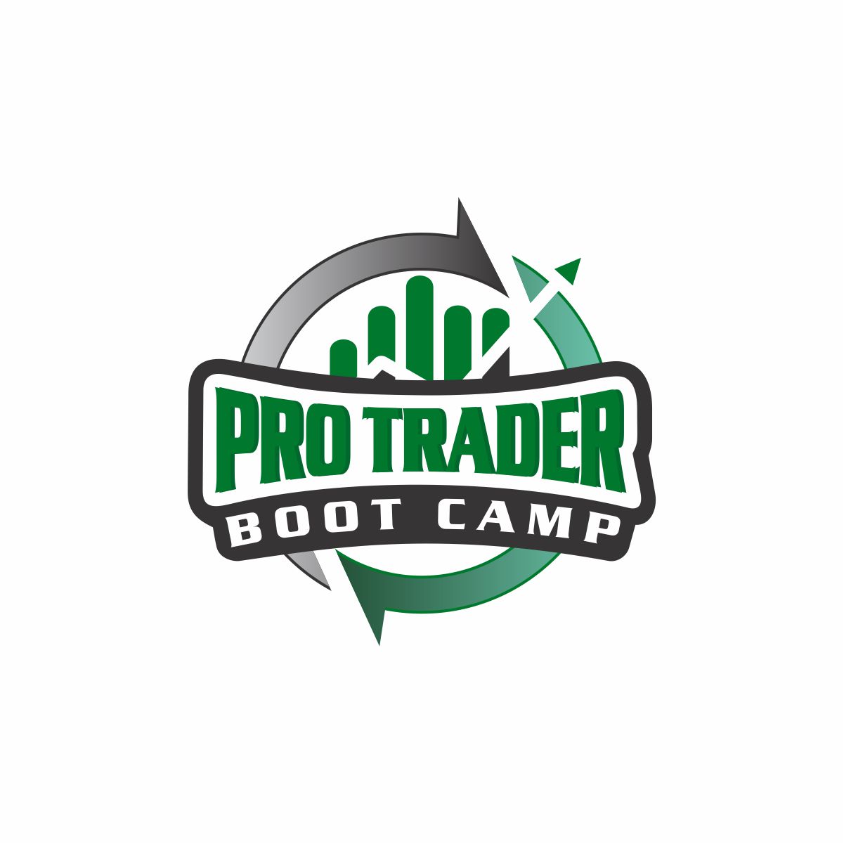 Elegant, Playful Logo Design for ProTrader Boot Camp by papamnoguera | Design #12550347