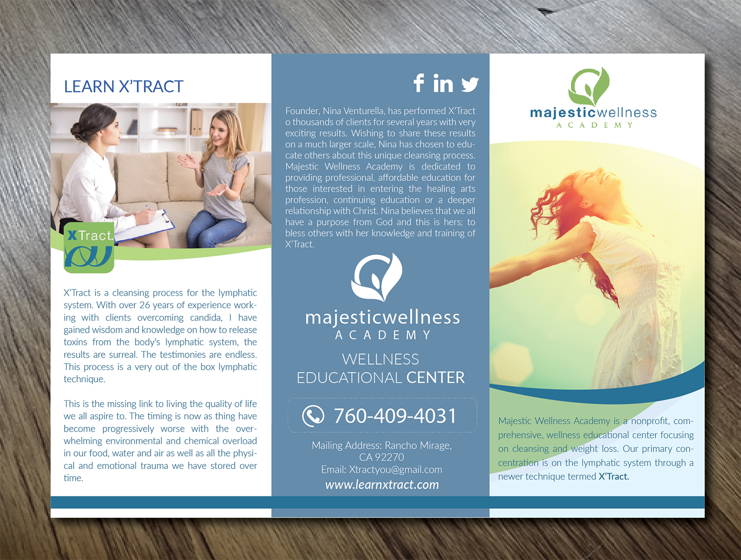 Professional, Modern, Wellness Flyer Design for Majestic Wellness ...