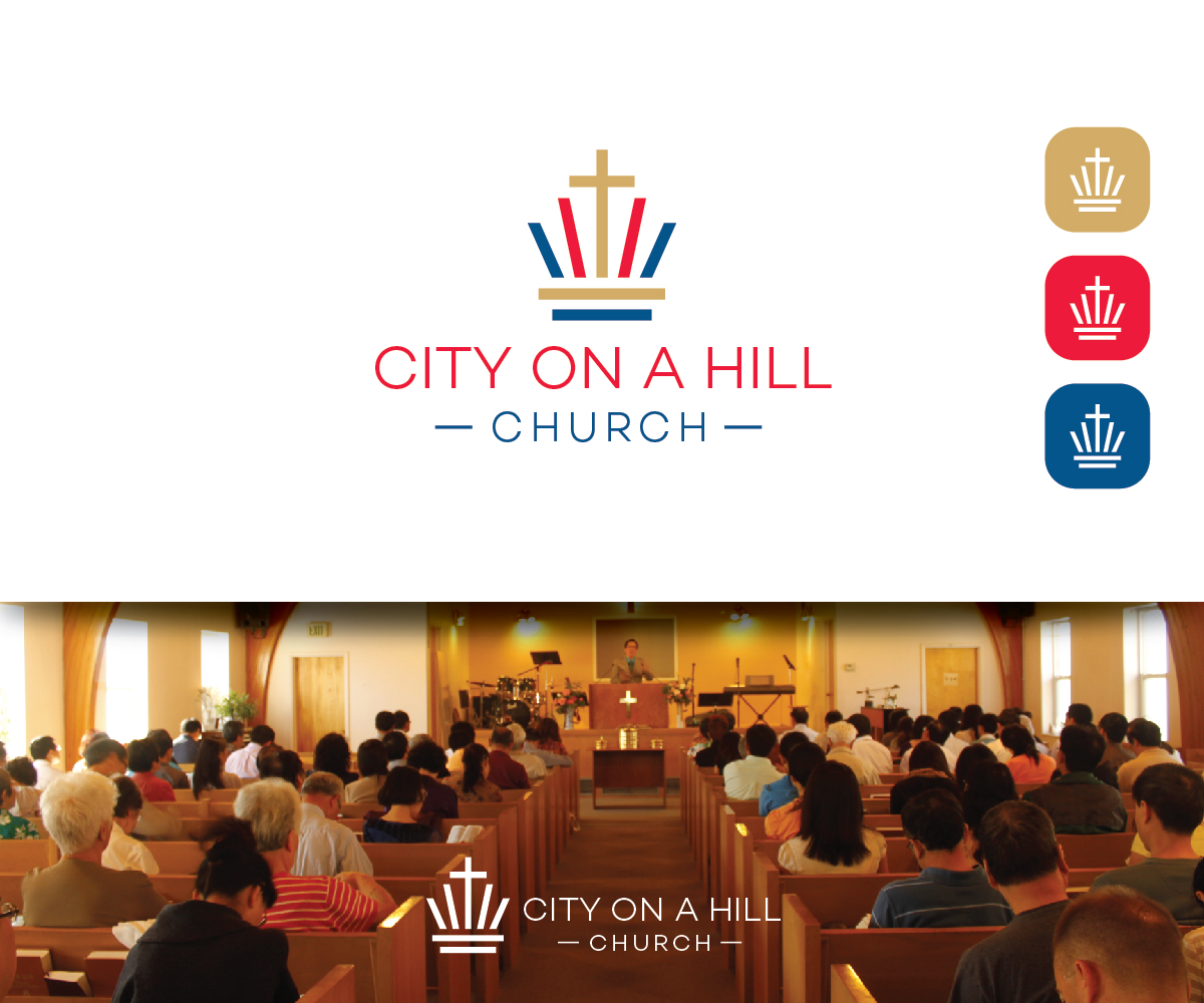 Elegant, Traditional, Church Logo Design for CITY ON A HILL CHURCH ...
