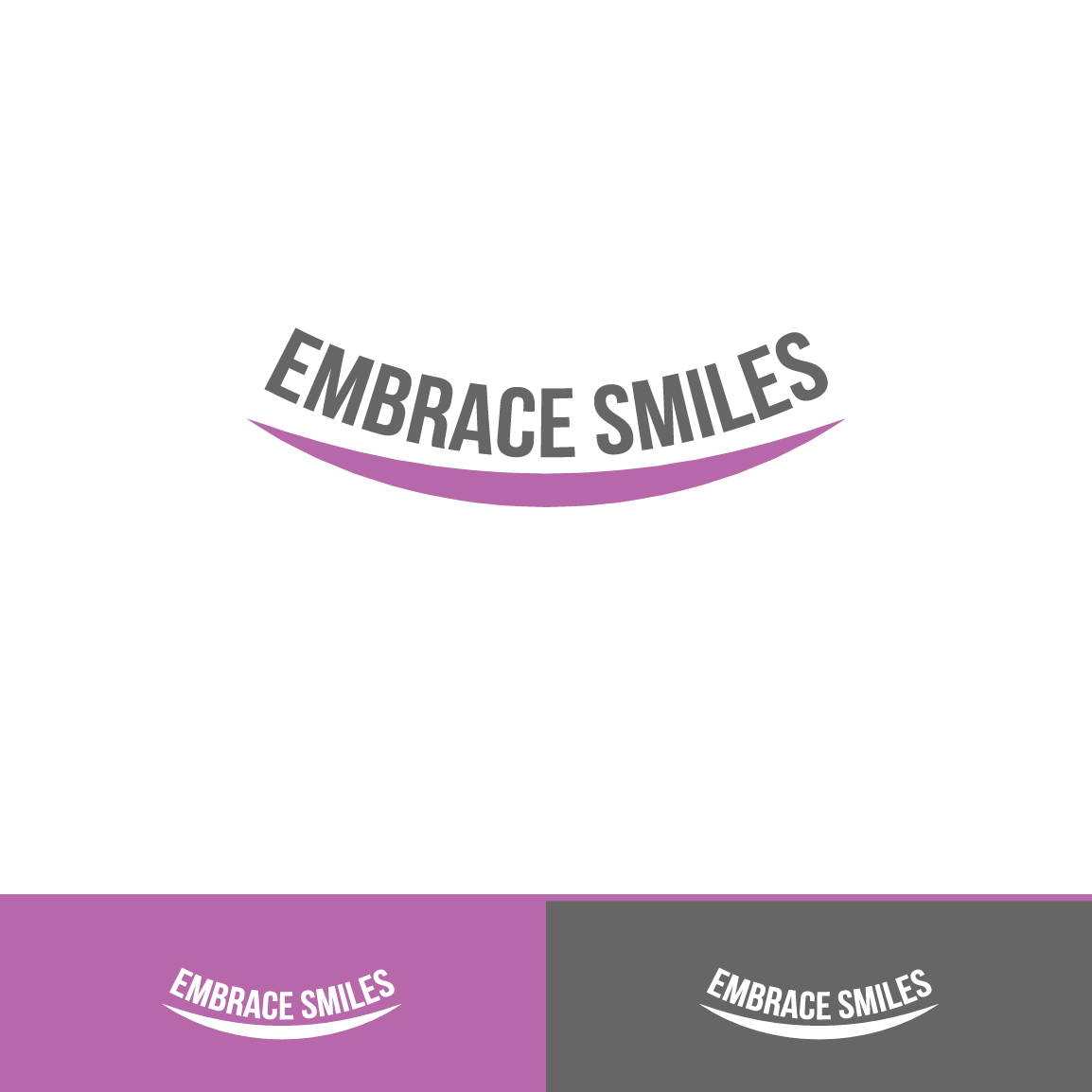 Modern, Upmarket, Clinic Logo Design for Embrace Smiles by Fanol Ademi ...
