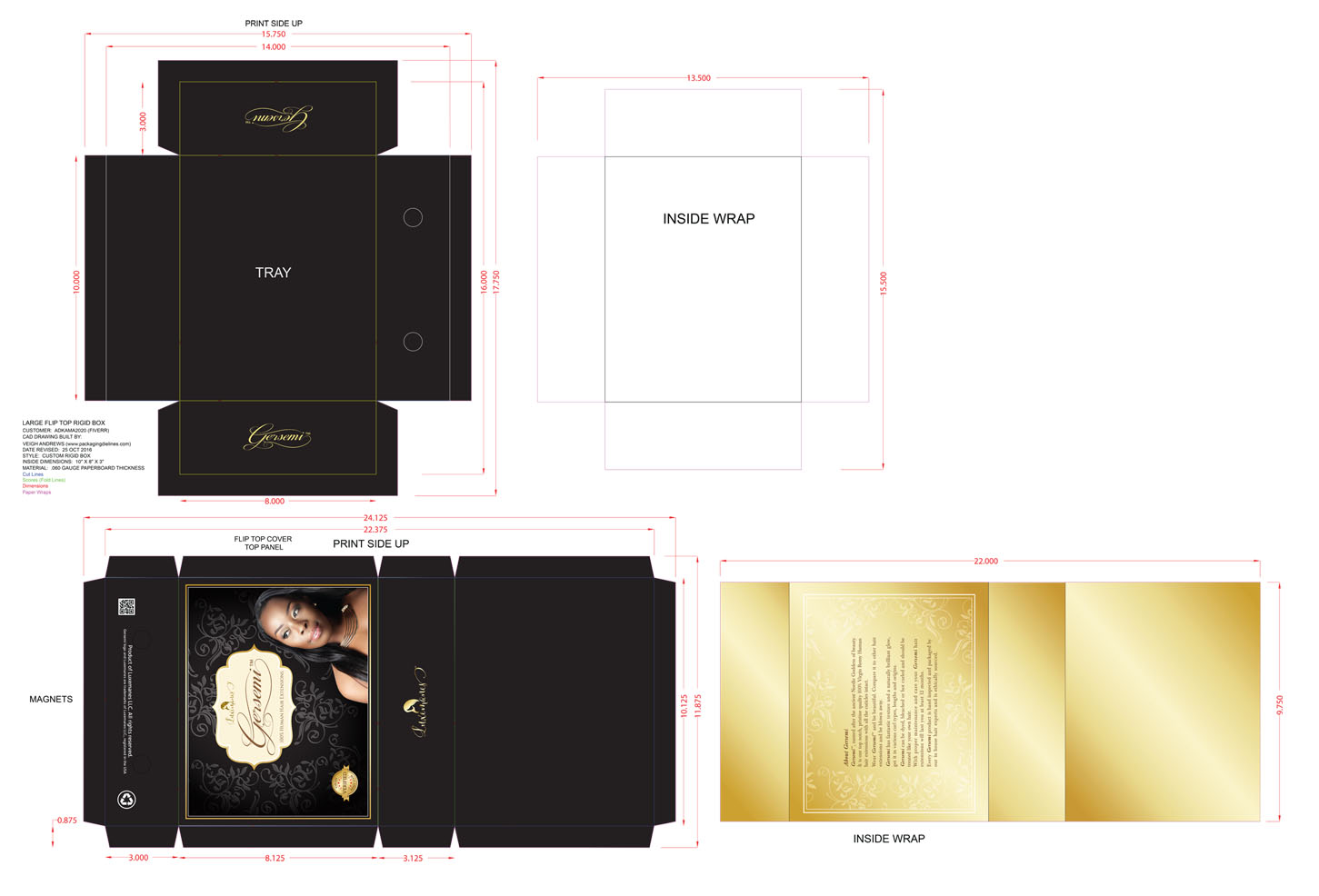 Elegant, Personable, Hair Packaging Design for a Company by ERICK ANDRE ...