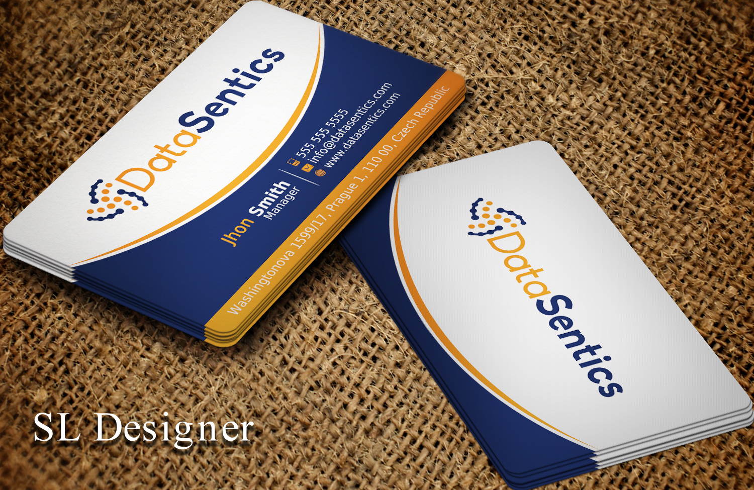 Modern, Playful, Information Technology Business Card Design for a ...