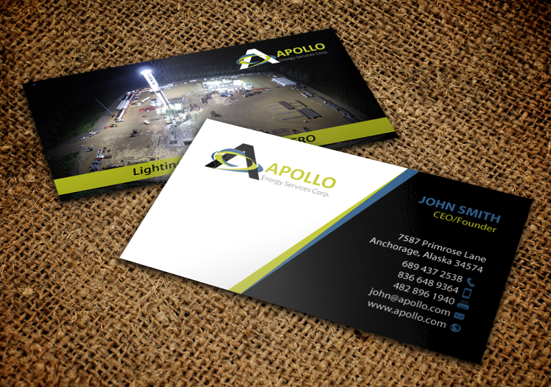 Upmarket, Bold, Oil And Gas Business Card Design for Shale Chem by ...