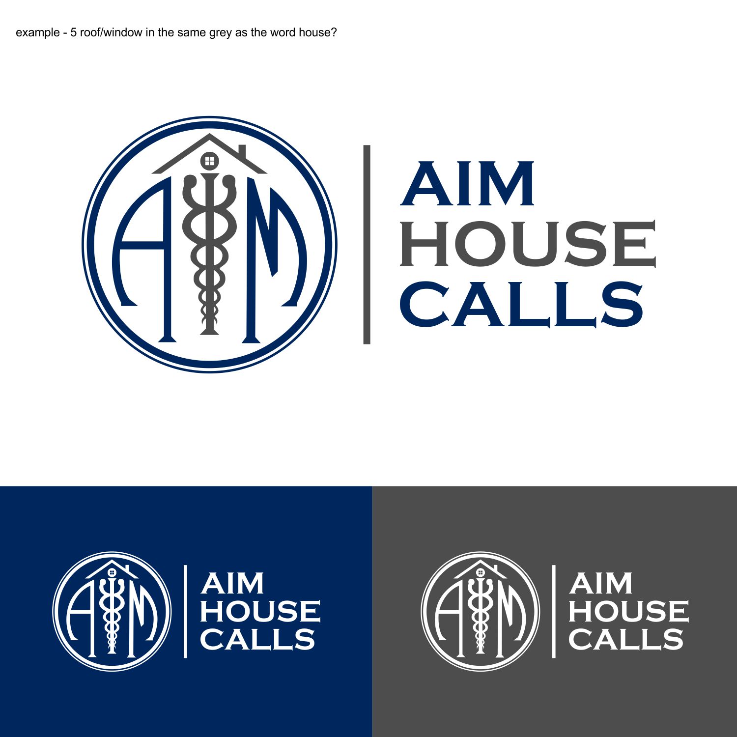 Bold, Modern, Healthcare Logo Design for AIM House Calls by R Graphic ...