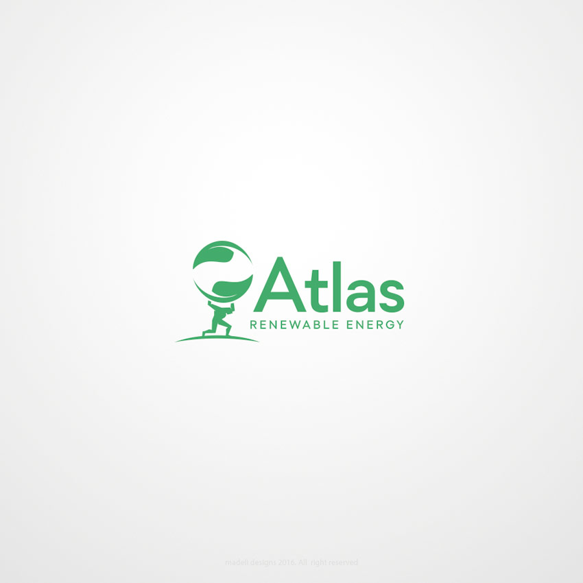 Modern, Bold, Solar Energy Logo Design for Atlas Renewable Energy by ...