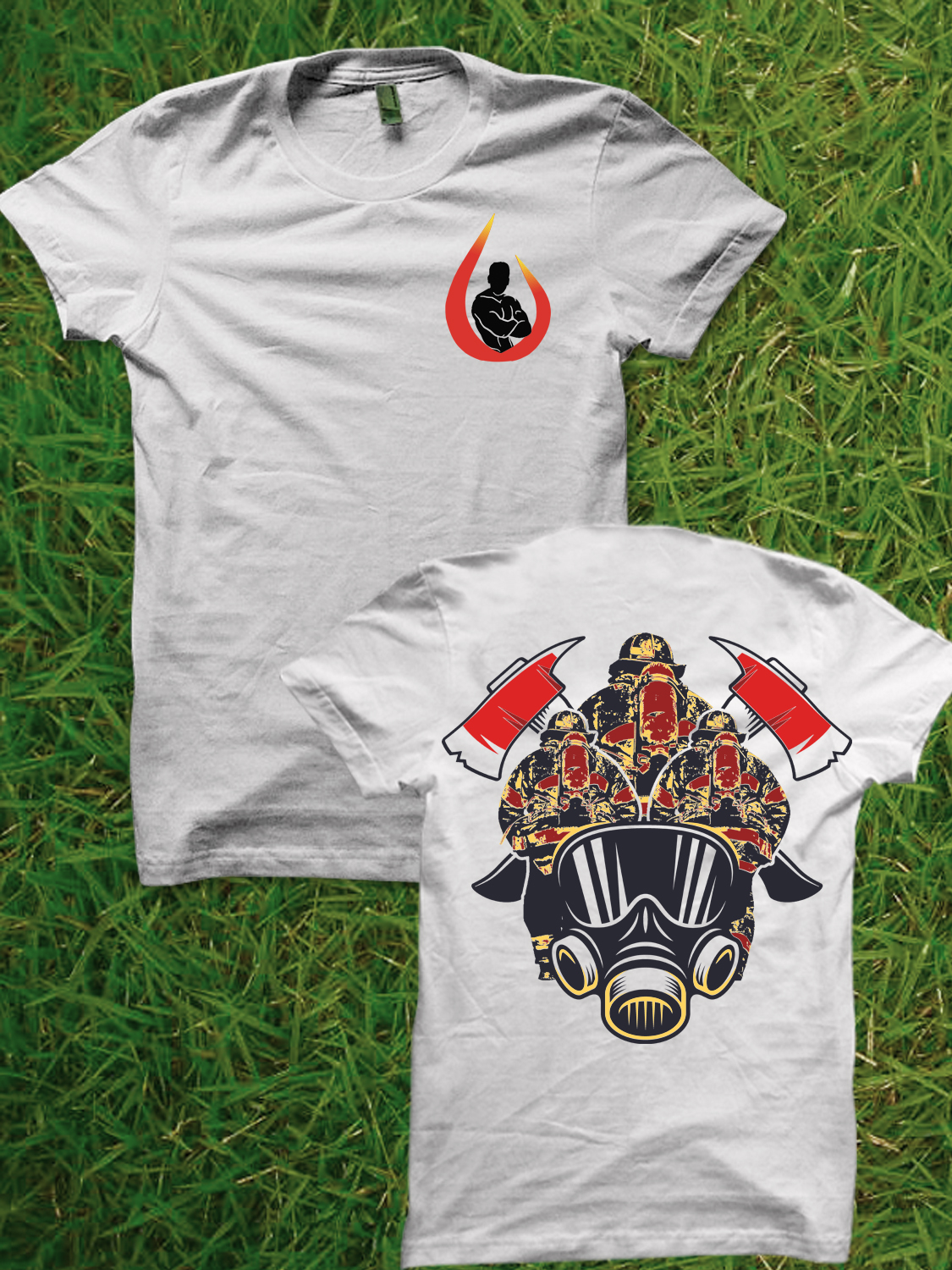 Masculine, Professional, Fire Department T-shirt Design for a Company ...
