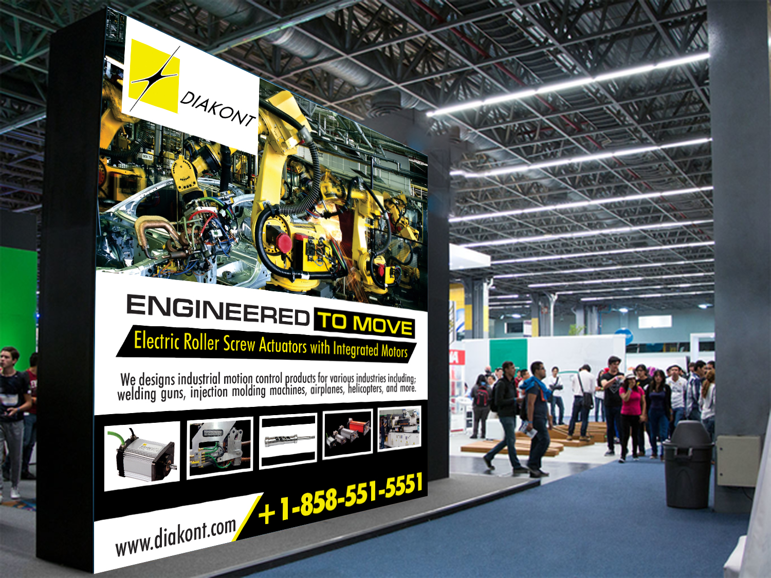 Bold, Serious, Tech Trade Show Booth Design for a Company by ESolz ...