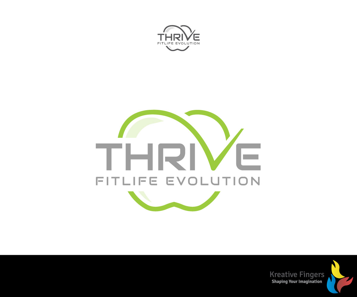 Bold, Serious, Fitness Logo Design for Thrive FitLife Evolution by ...