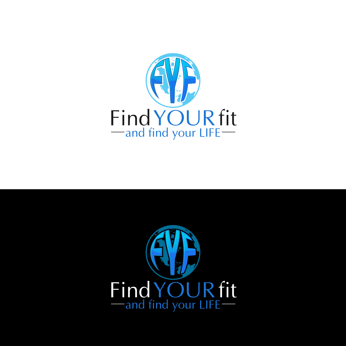 Elegant, Personable, Fitness Logo Design for Find YOUR fit and find ...