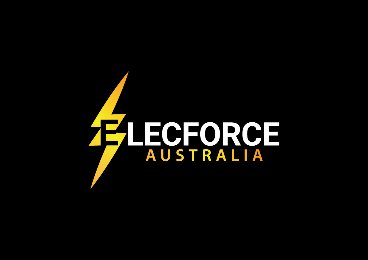 Masculine, Modern, Electrician Logo Design for Elecforce Australia by ...