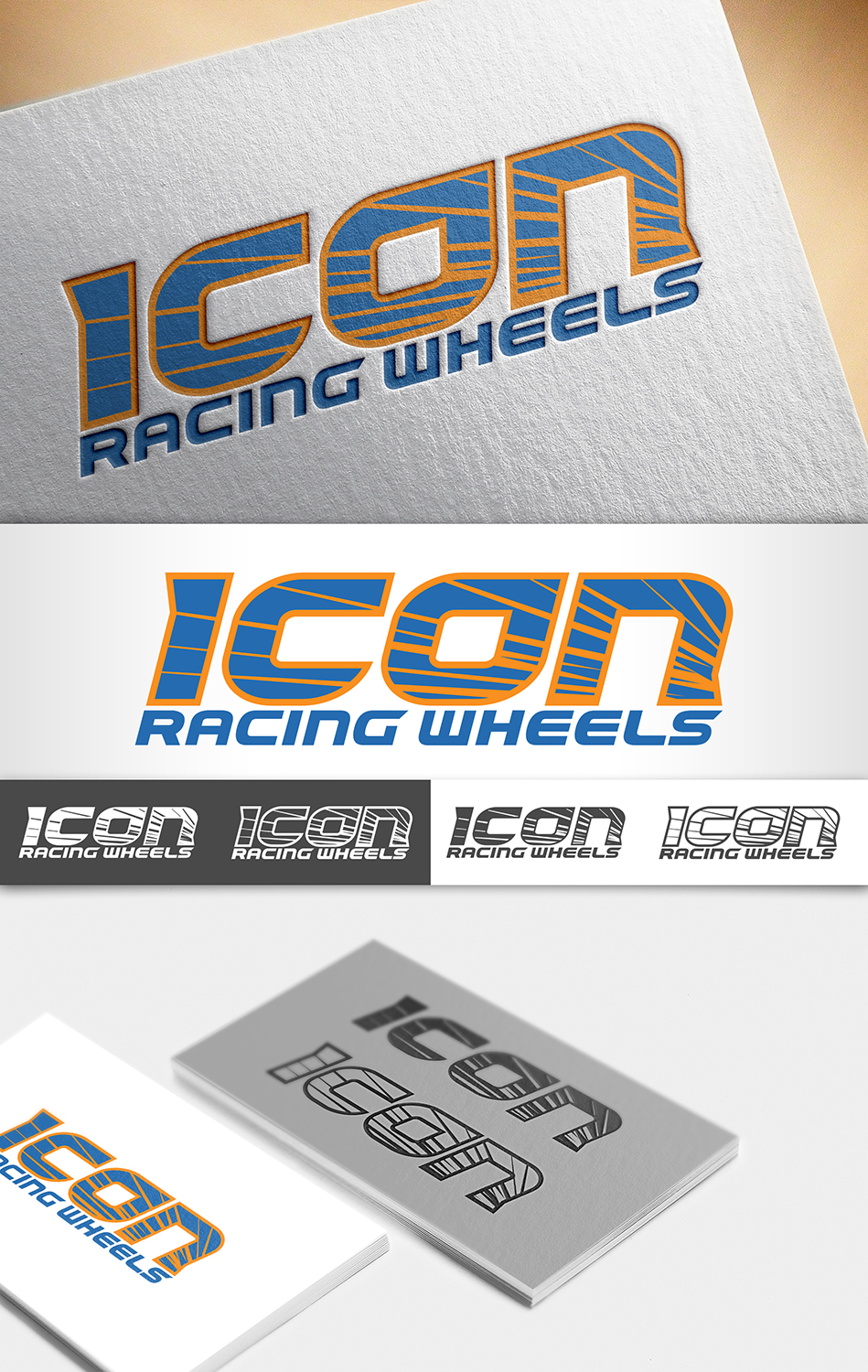 Masculine, Bold, Racing Logo Design for Icon Racing Wheels by nivleik ...