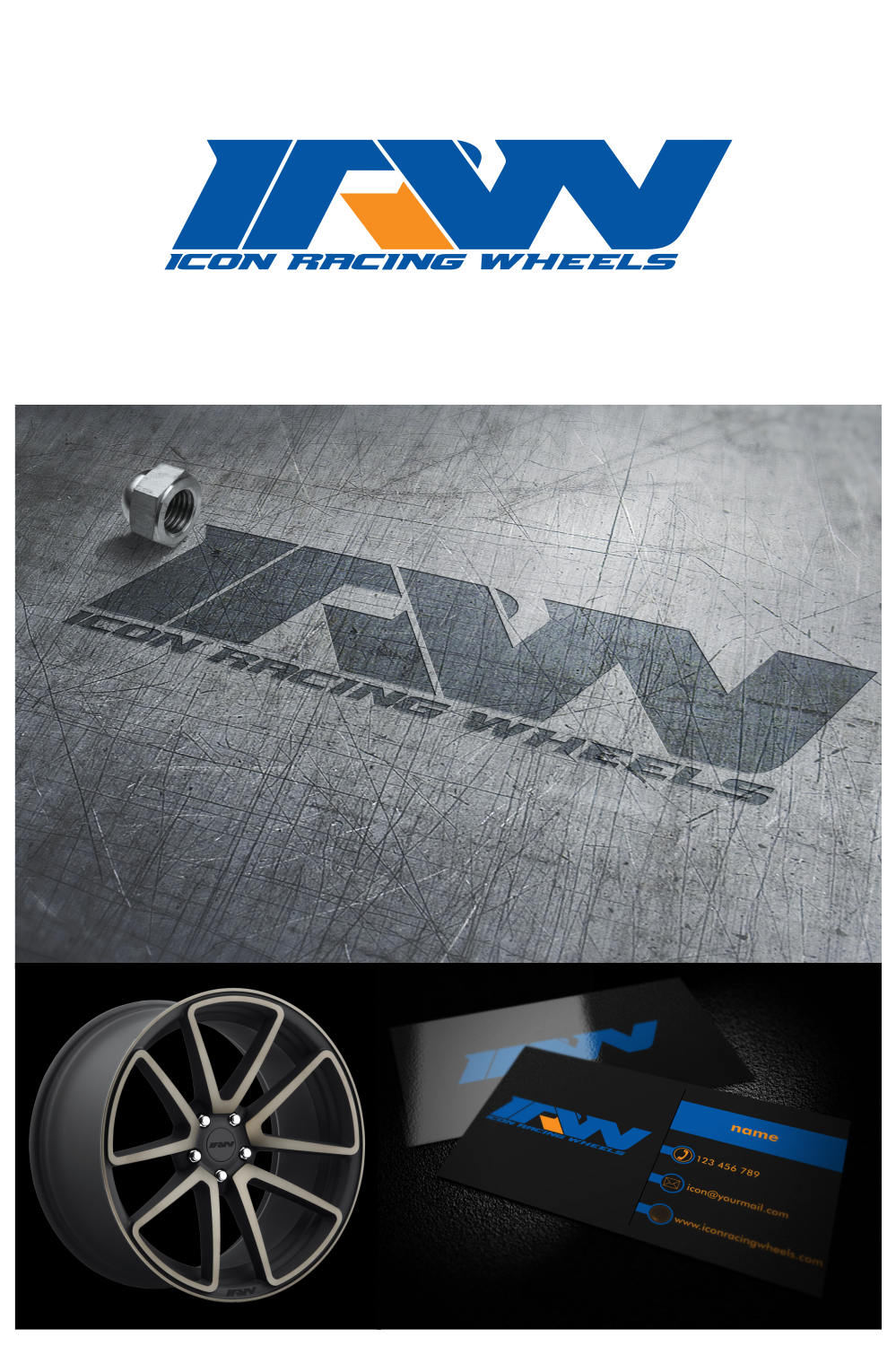 Masculine, Bold, Racing Logo Design for Icon Racing Wheels by ...