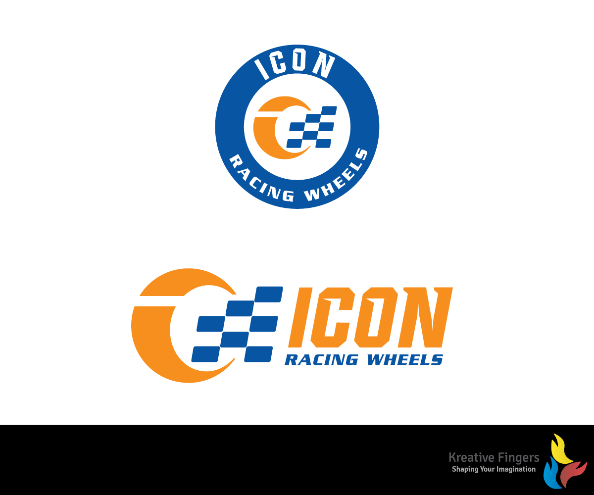 Masculine, Bold, Racing Logo Design for Icon Racing Wheels by Kreative ...