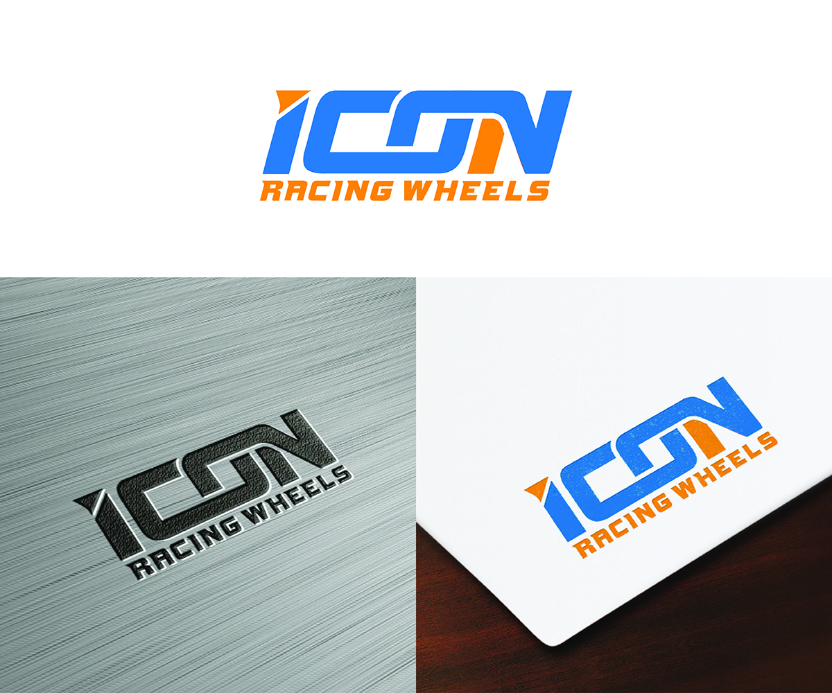 Masculine, Bold, Racing Logo Design for Icon Racing Wheels by eMARK ...
