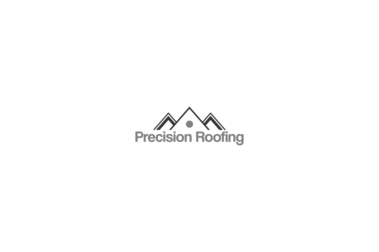 Modern, Professional, Roofing Logo Design for Precision Roofing, Inc ...