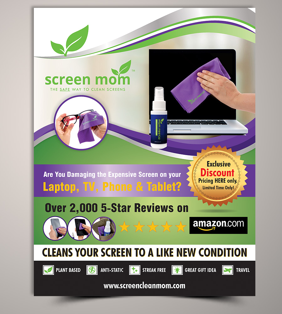 Colorful, Bold, Computer Flyer Design for a Company by ESolz ...