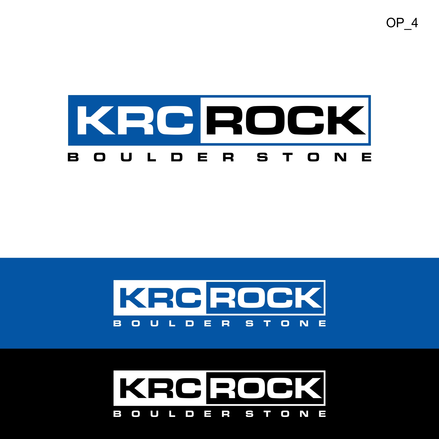 Playful, Bold Logo Design for KRC rock boulder stone by Jenny | Design ...