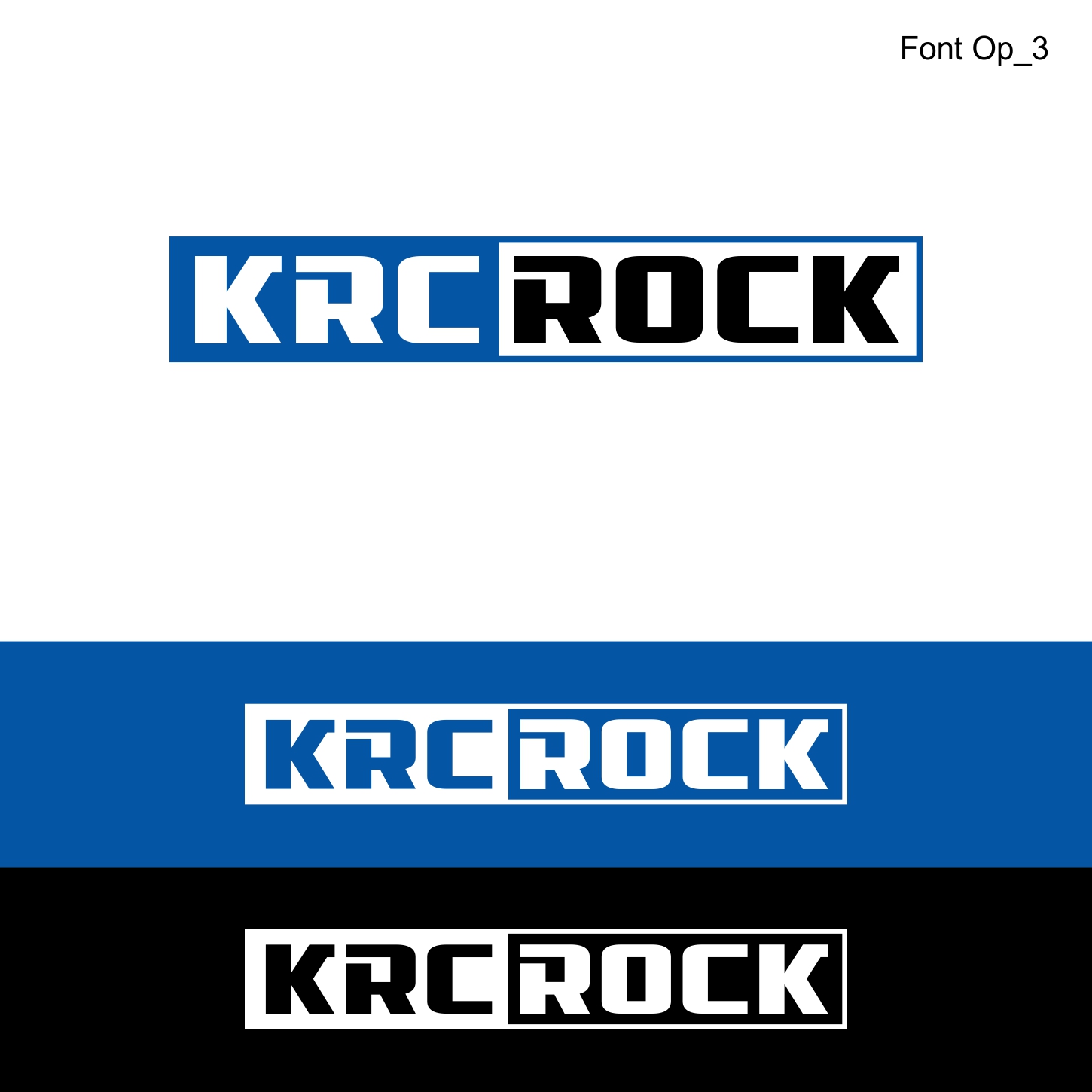 Playful, Bold Logo Design for KRC rock boulder stone by Jenny | Design ...