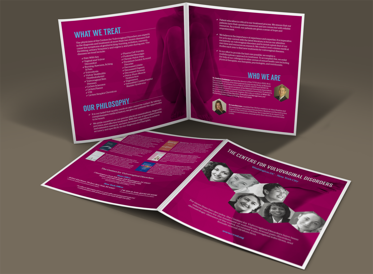 Traditional, Bold, Medical Brochure Design for CVVD by lookedaeng ...