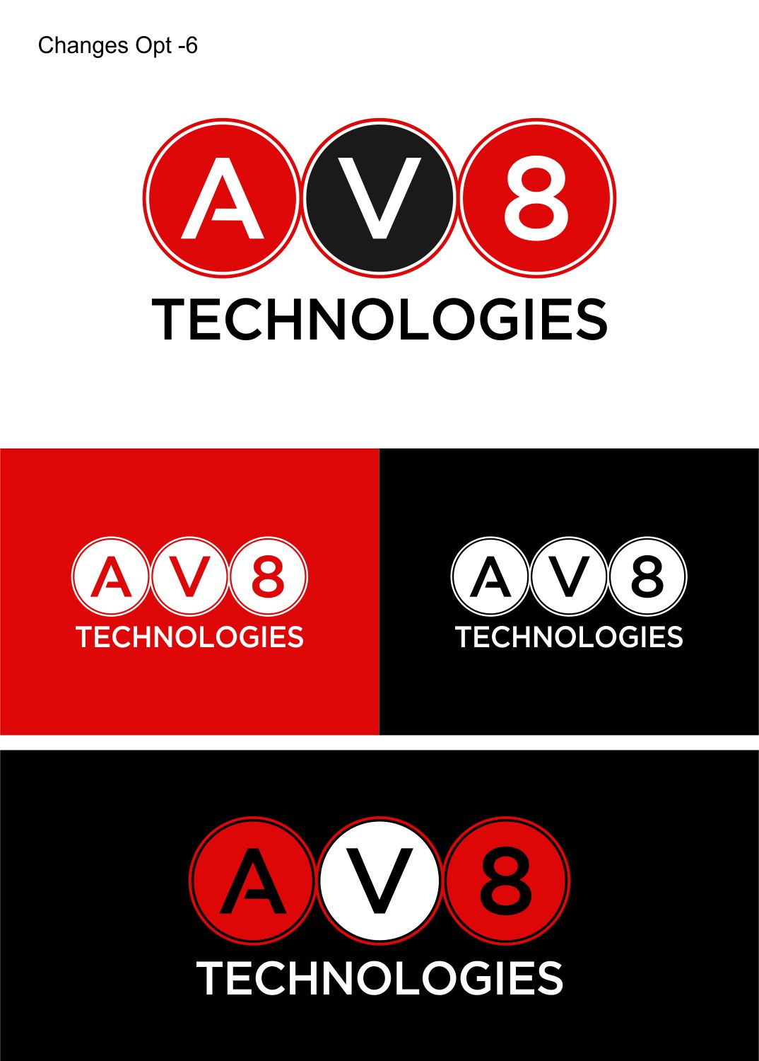 Modern, Upmarket, Digital Signage Logo Design for AV8 Technologies ...