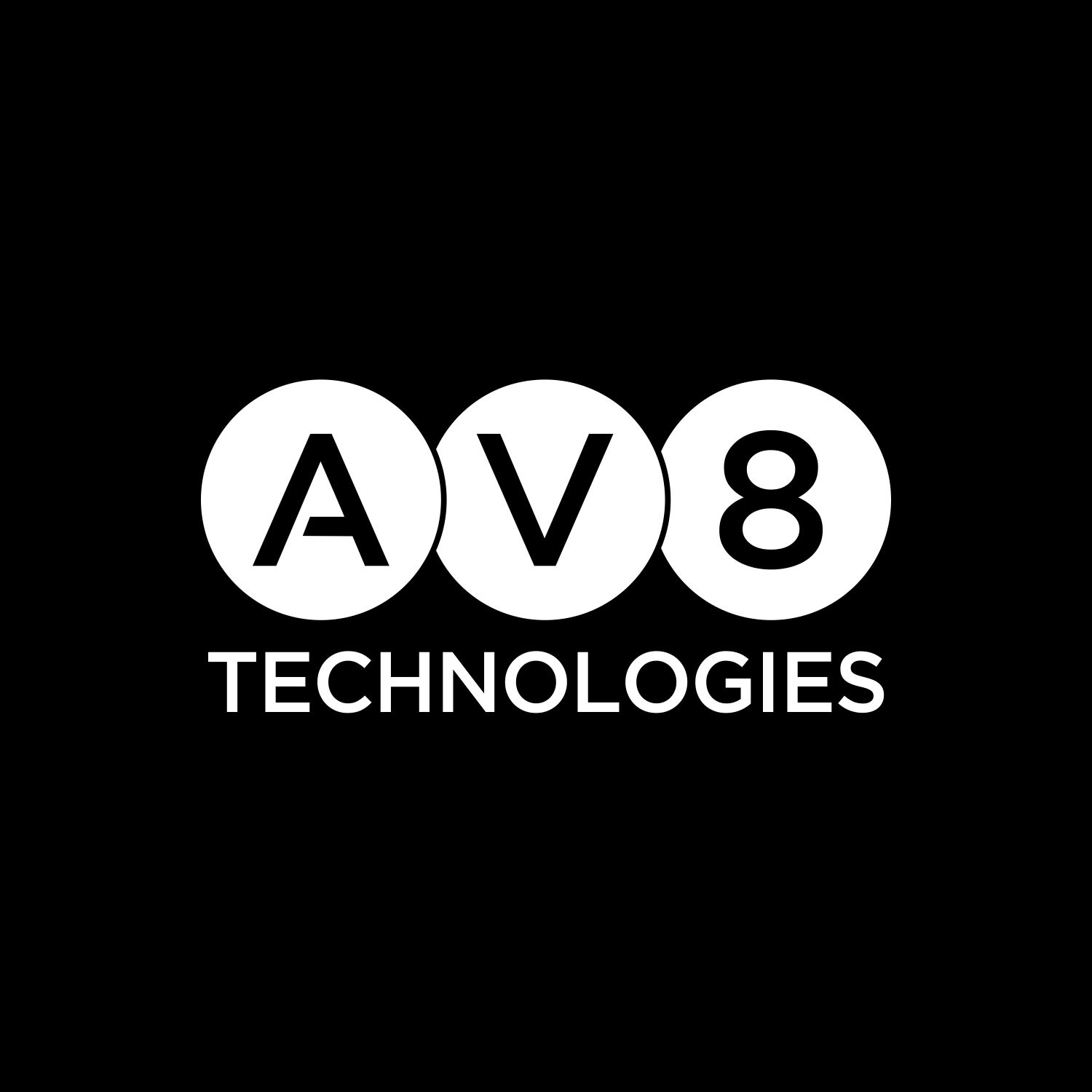 Modern, Upmarket, Digital Signage Logo Design for AV8 Technologies ...