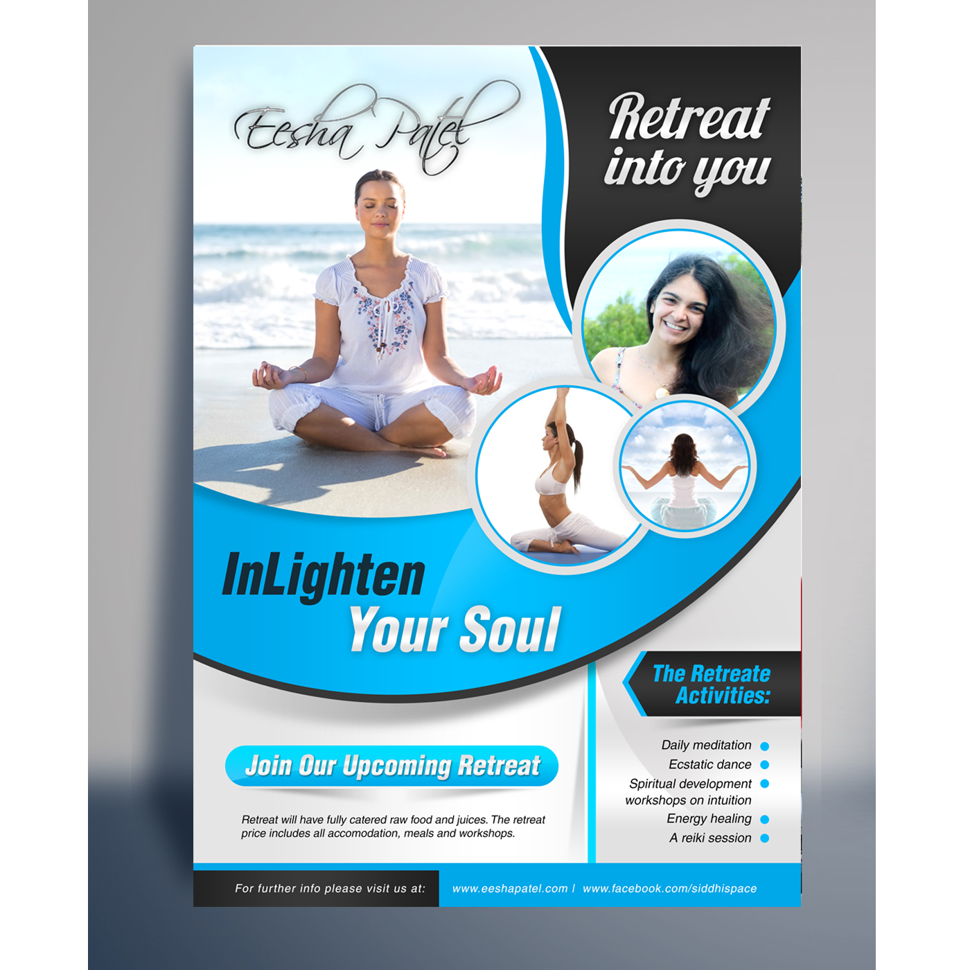 Elegant, Playful, Health And Wellness Flyer Design for a Company by ...